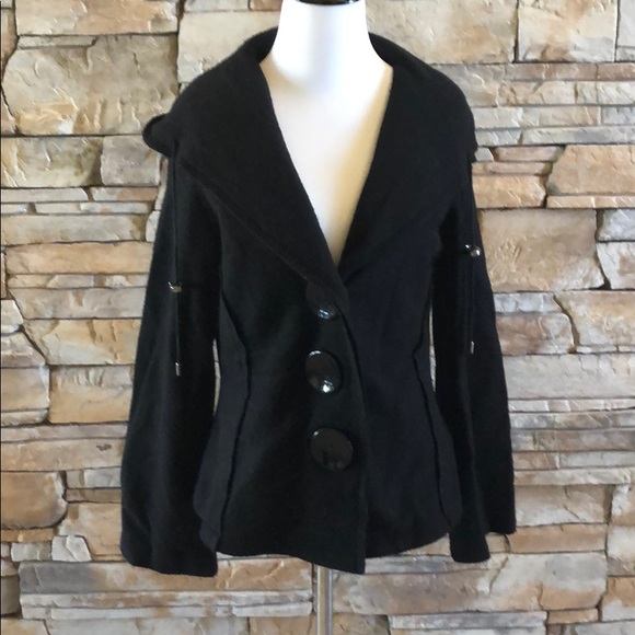 Linea Domani | Jackets & Coats | Hooded Wool Jacket | Poshmark